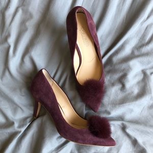 Charles David | Shoes | New Charles David Pom Pom Heels Pumps | Poshmark